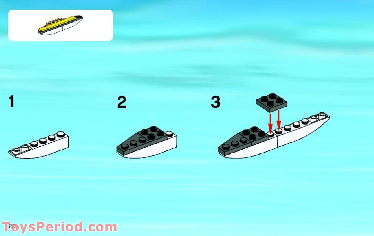 LEGO 3178 Seaplane Instructions and Parts List