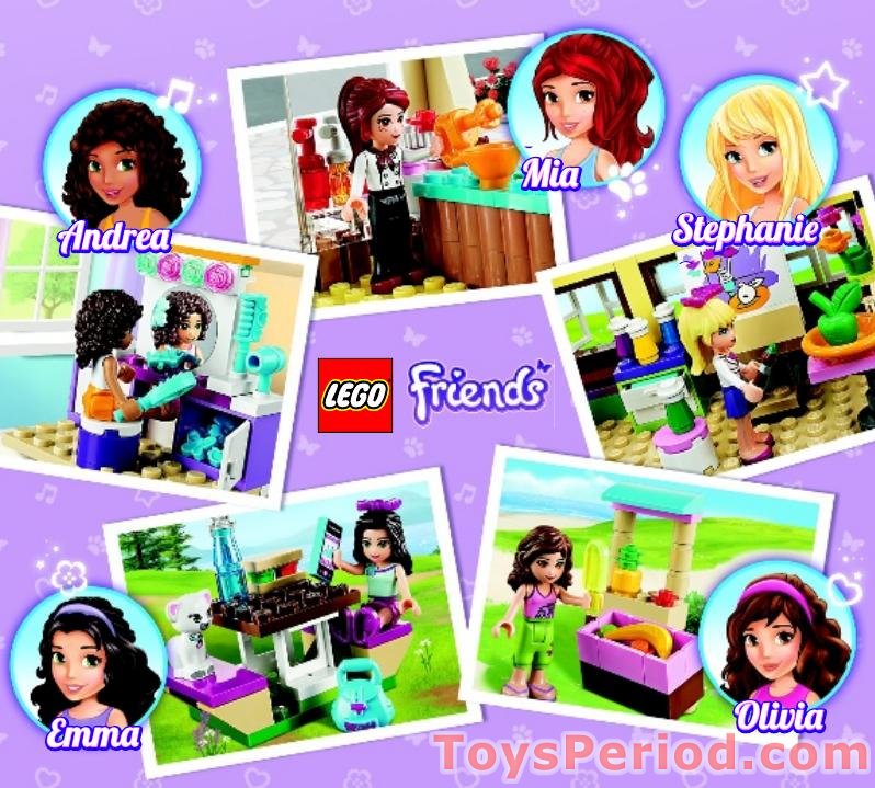 LEGO 41006 Downtown Bakery Instructions and Parts List