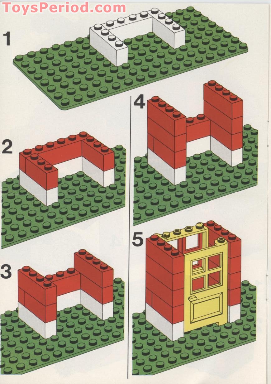 LEGO 533-1 Universal Building Set Instructions and Parts List