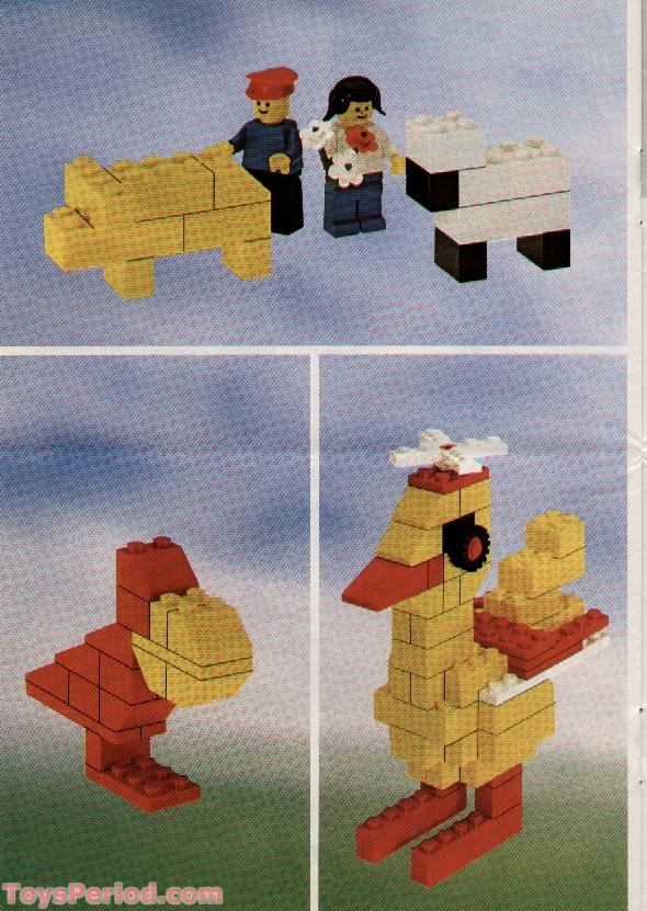 LEGO 555-2 Universal Building Set Instructions and Parts List