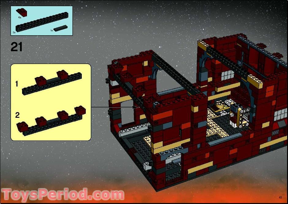 LEGO 10144 Sandcrawler Instructions and Parts List