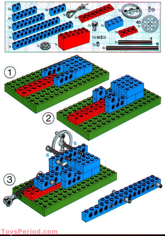 LEGO 1031 Building Instructions for Set 1030 Instructions and Parts List