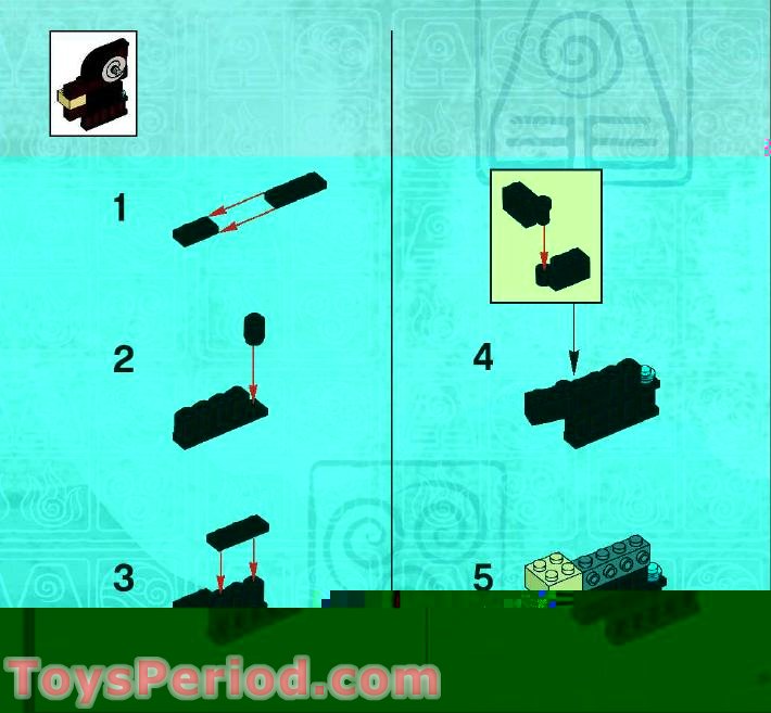 LEGO 3828 Air Temple Instructions and Parts List