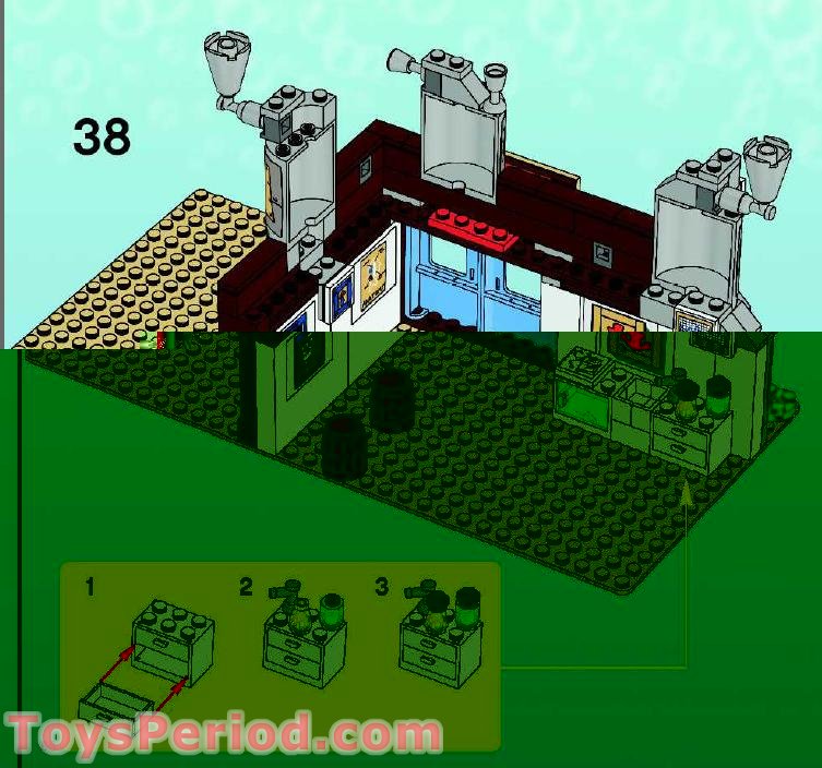 LEGO 3832 The Emergency Room Instructions and Parts List