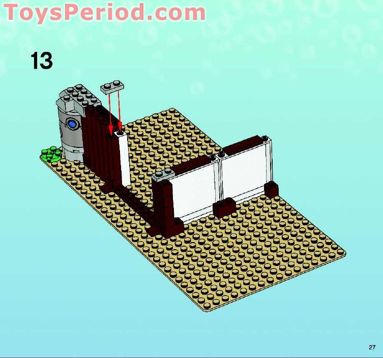 LEGO 3832 The Emergency Room Instructions and Parts List