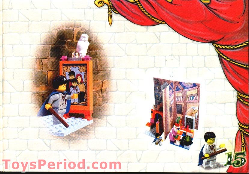 LEGO 4721 Hogwarts Classroom Instructions and Parts List
