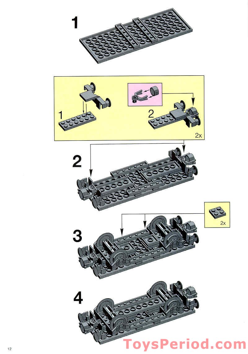 LEGO 4563 Load and Haul Railroad Instructions and Parts List