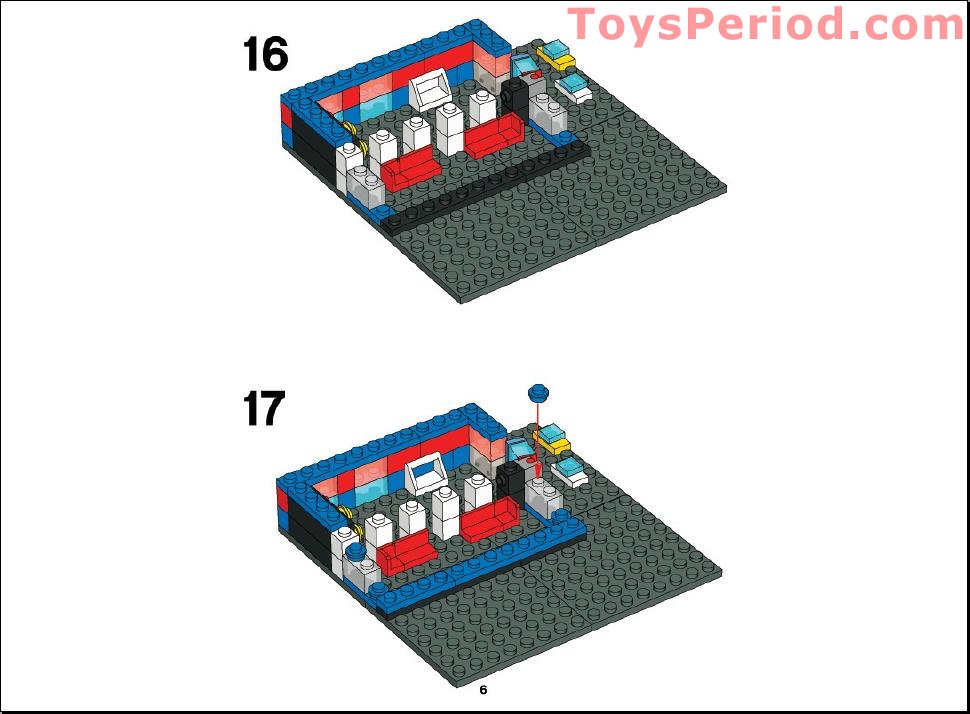 LEGO 5524 Airport Instructions and Parts List