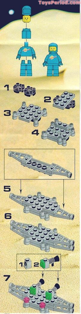 LEGO 6824 Space Dart I Instructions and Parts List