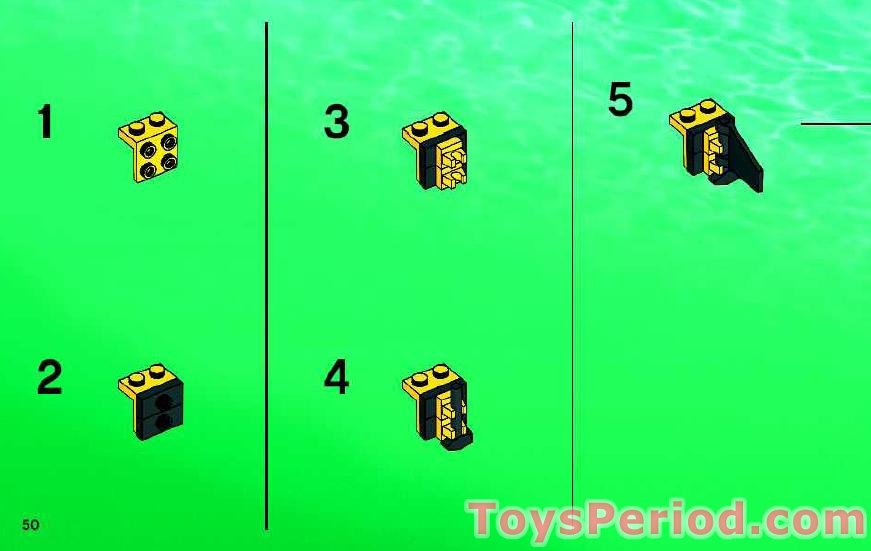 LEGO 7773 Tiger Shark Attack Instructions and Parts List