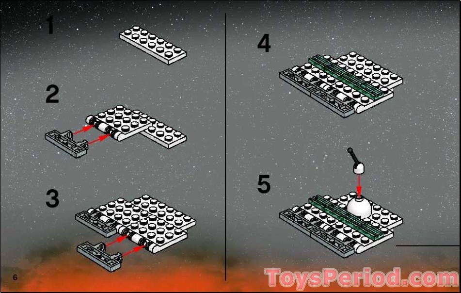 LEGO 7264 Imperial Inspection Instructions and Parts List