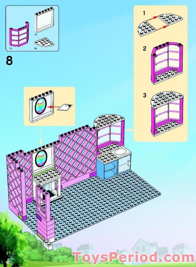 LEGO 7586 Sunshine Home Instructions and Parts List