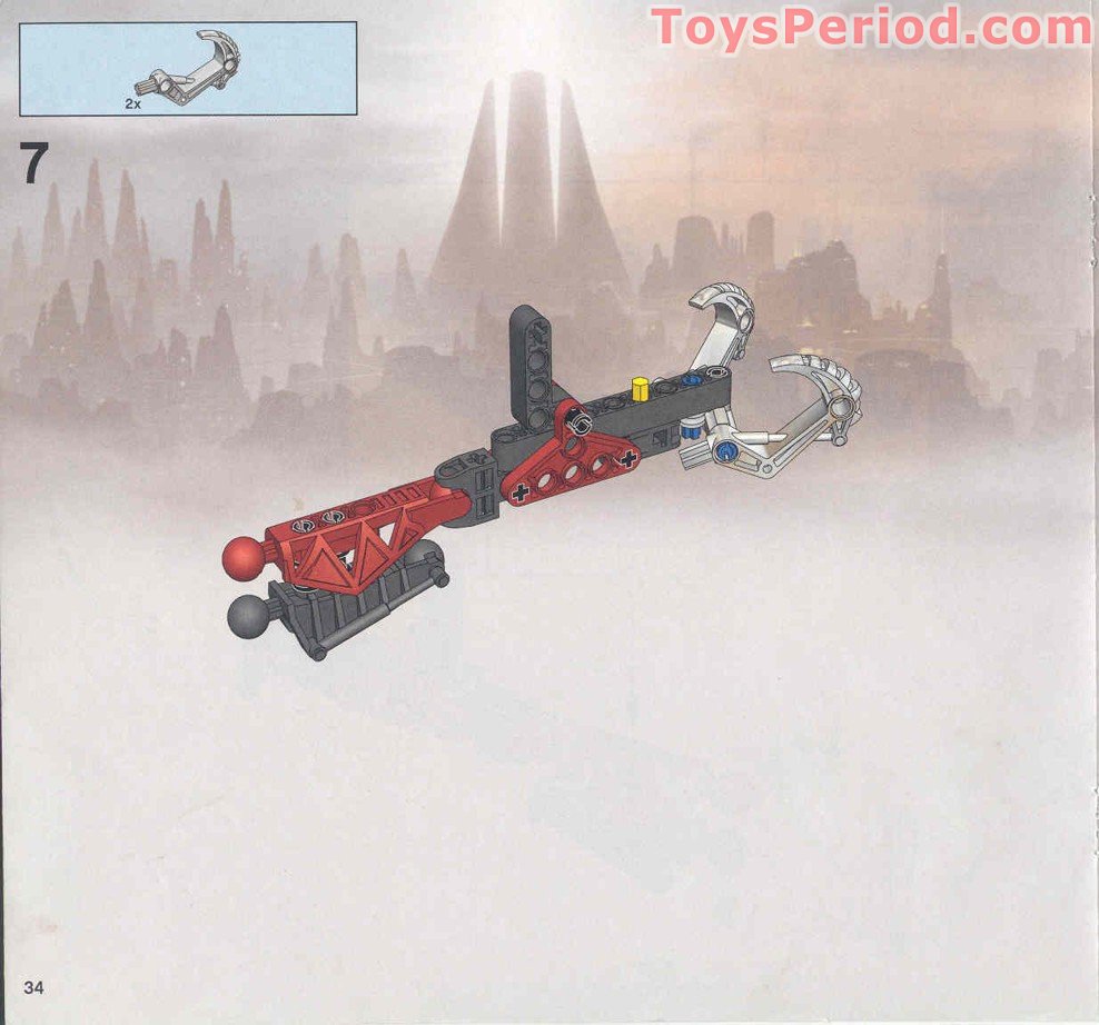 LEGO 8756 Sidorak Instructions and Parts List