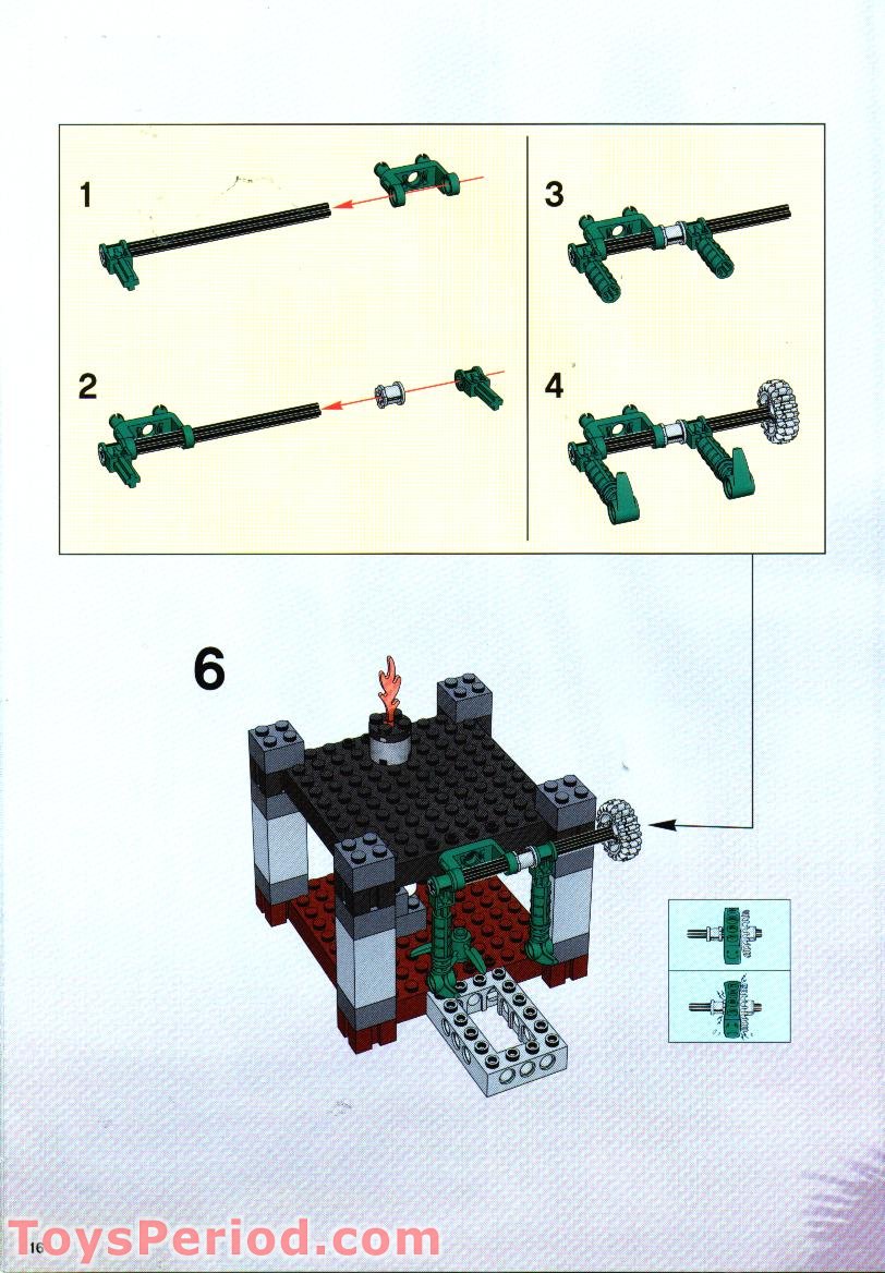 LEGO 8780 Citadel of Orlan Instructions and Parts List