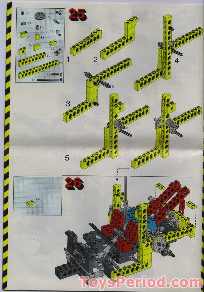 LEGO 8846 Tow Truck Instructions and Parts List