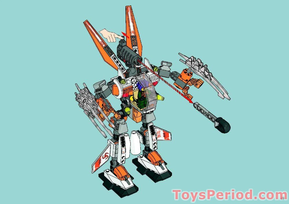 LEGO 8108 Mobile Devastator Instructions and Parts List