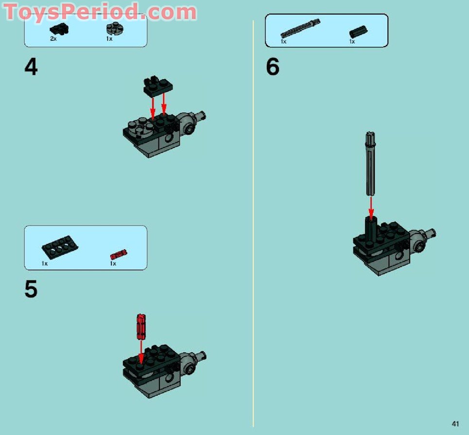 LEGO 8117 Storm Lasher Instructions and Parts List