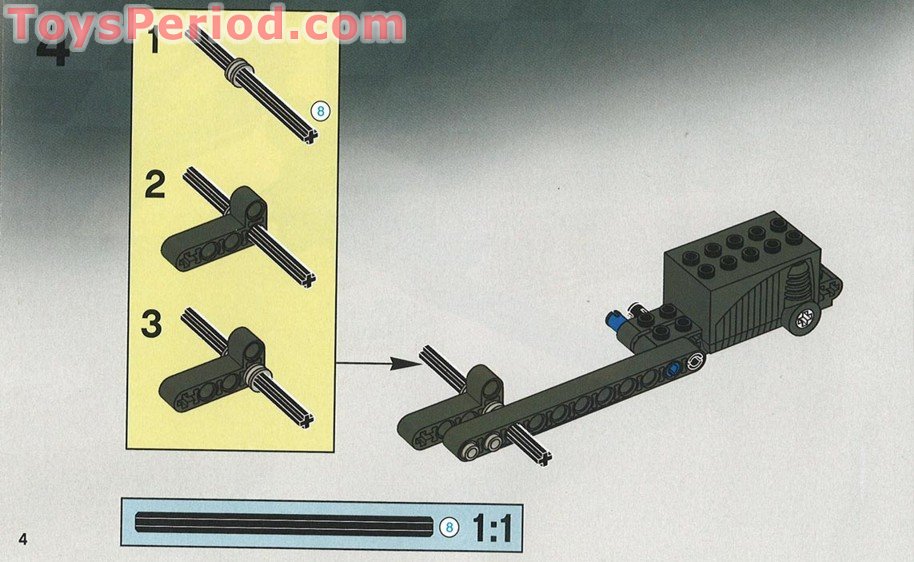 LEGO 8138 Phantom Crasher Instructions and Parts List