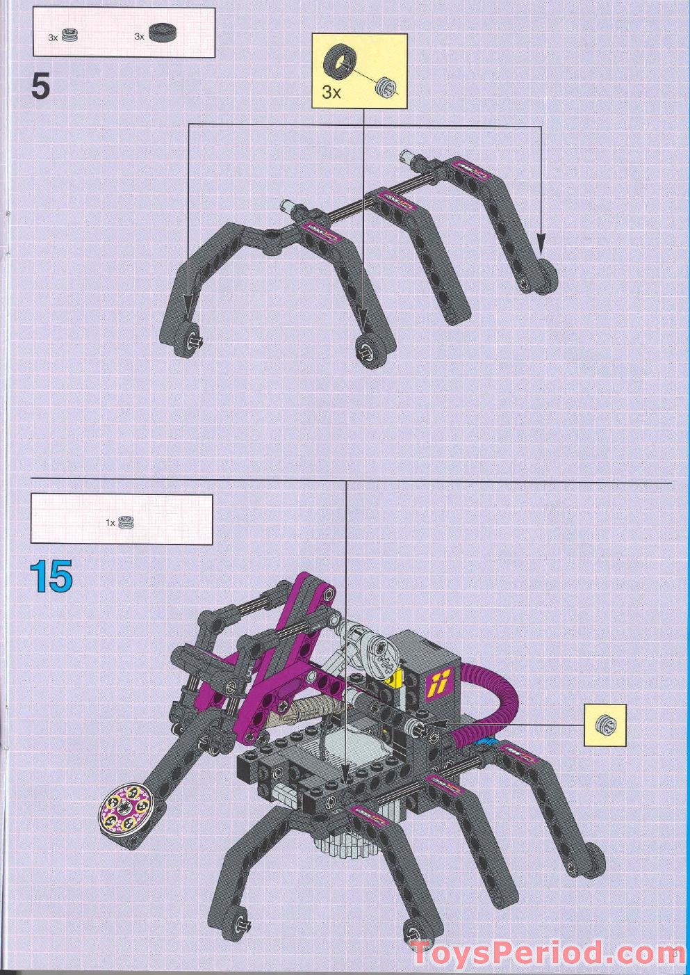 LEGO 8266 Super Challenge Instructions and Parts List
