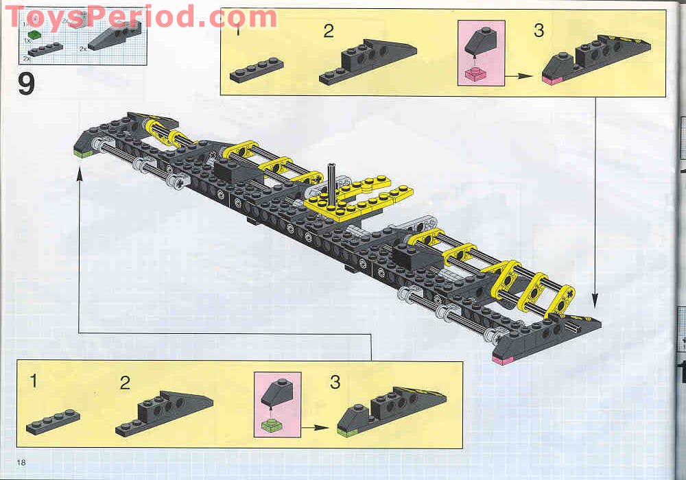 LEGO 8425 Black Hawk Instructions and Parts List