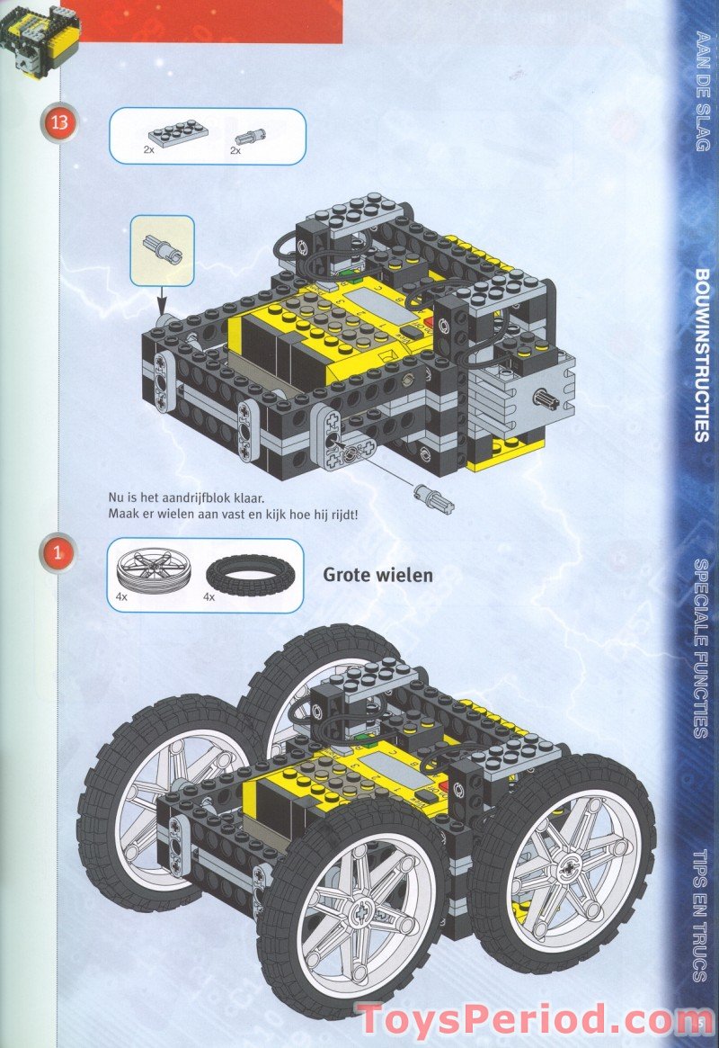 LEGO 9747 Robotics Invention System, Version 1.5 Instructions and Parts ...