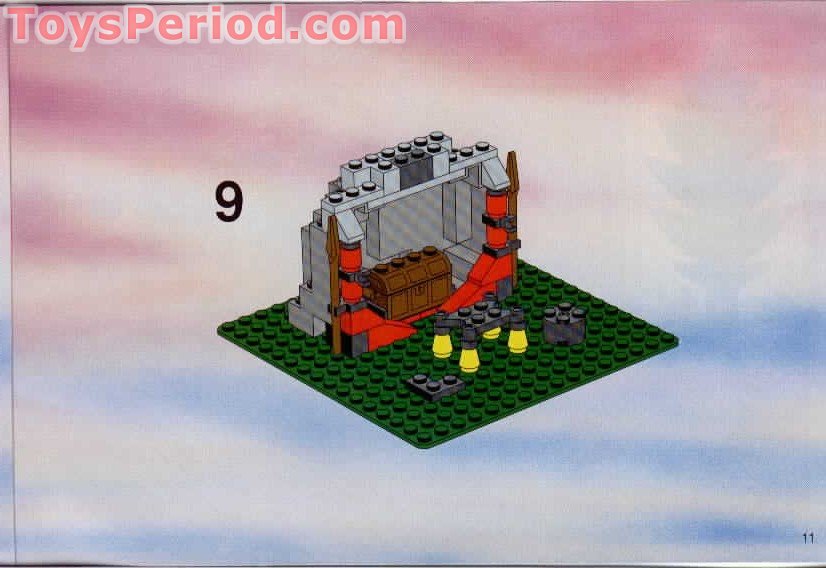 LEGO 6262 King Kahuka's Throne Instructions and Parts List