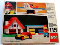 LEGO 115-1 Building Set Parts List