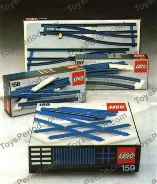 LEGO 156-2 Straight Track Instructions and Parts List