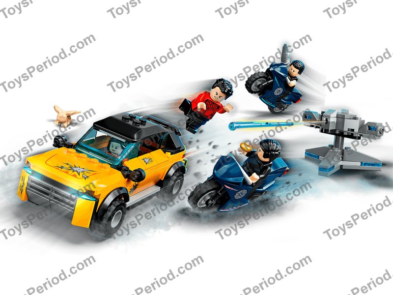 LEGO 76176 Escape from The Ten Rings Set Parts List