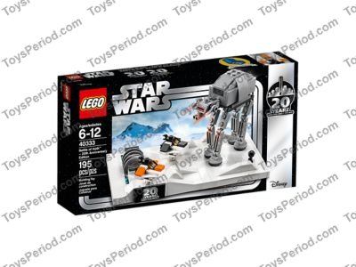 LEGO 40333 Battle of Hoth - 20th Anniversary Edition Set Parts List