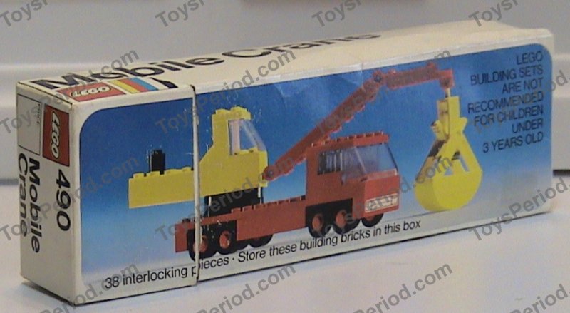 LEGO 490-1 Mobile Crane Instructions and Parts List