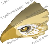 LEGO Sets with Part 38832pb02 Bird Head Upper Jaw with Metallic Gold ...