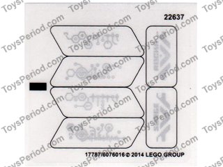 LEGO Sets with Part 44028stk01 Sticker Sheet for Set 44028 - (17787/ ...