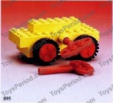 LEGO 895 Wind-Up Motor Set Parts List