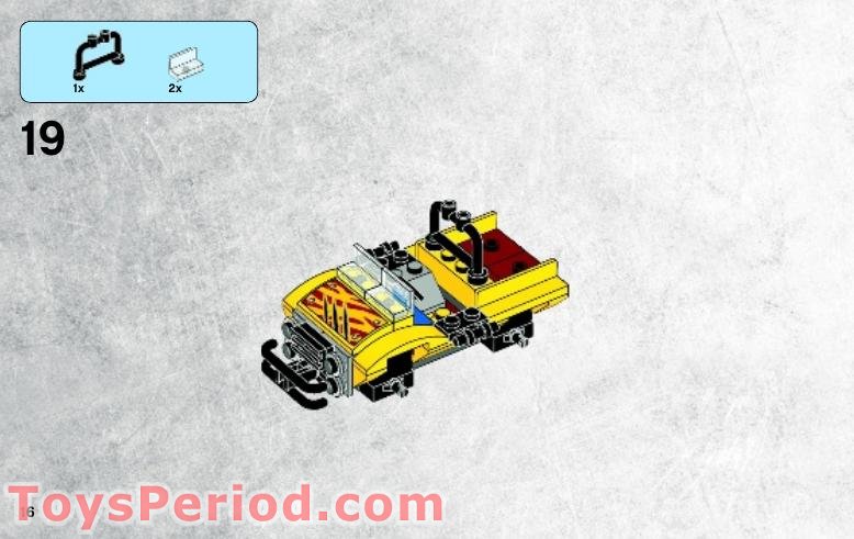 LEGO 5887 Dino Defense HQ Instructions and Parts List