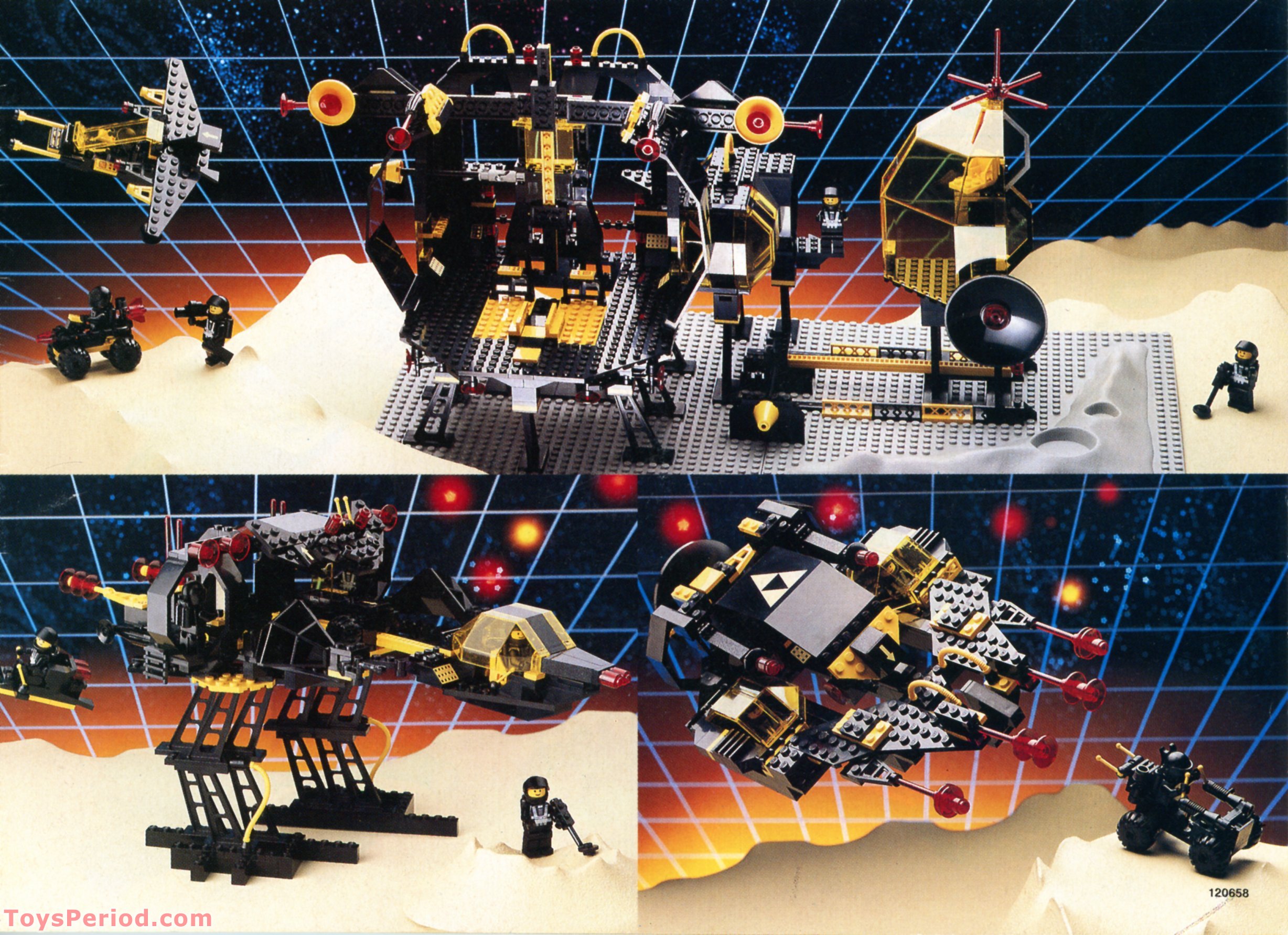 LEGO 6987 Message-Intercept Base Instructions and Parts List