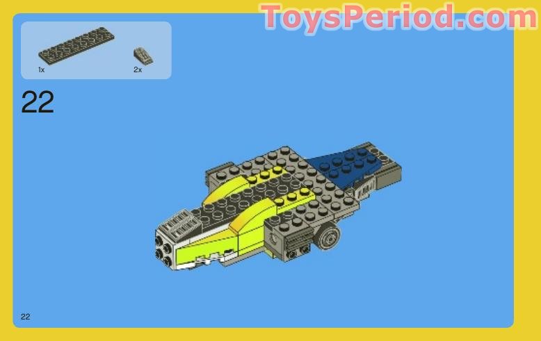LEGO 6912 Super Soarer Instructions and Parts List