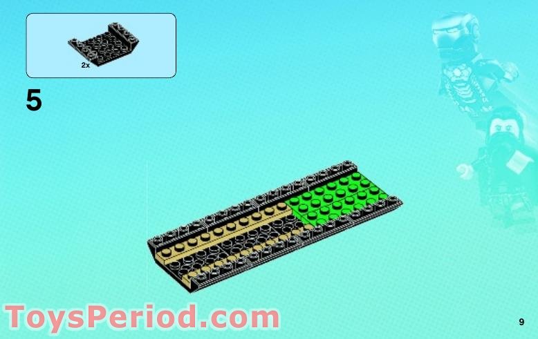 LEGO 76006 Iron Man: Extremis Sea Port Battle Instructions and Parts List