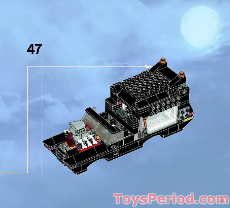 LEGO 9464 The Vampyre Hearse Instructions and Parts List