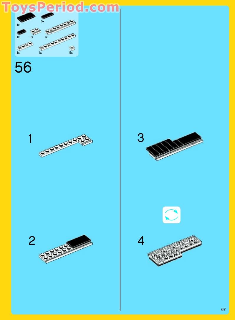 LEGO 10224 Town Hall Instructions and Parts List