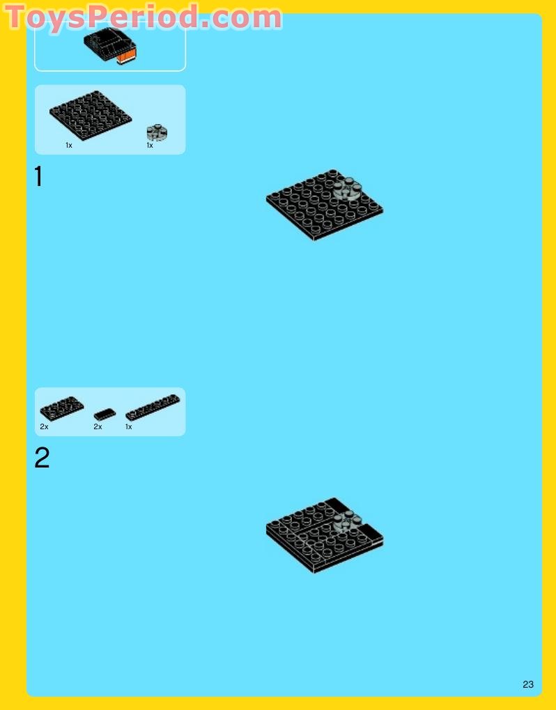 LEGO 10233 Horizon Express Instructions and Parts List
