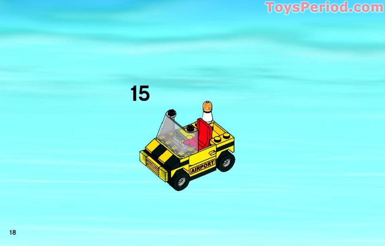 LEGO 3182 Airport Instructions and Parts List