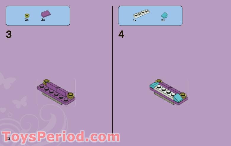 LEGO 3183 Stephanie's Cool Convertible Instructions and Parts List