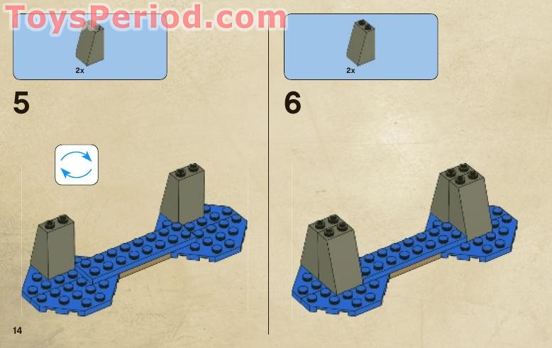 LEGO 4192 Fountain of Youth Instructions and Parts List