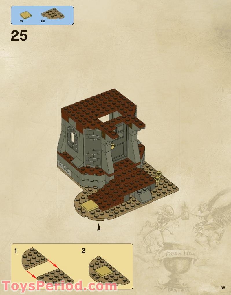 LEGO 4194 Whitecap Bay Instructions and Parts List