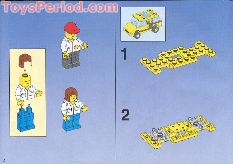 LEGO 1255-1 Shell Promotional Set - Service Station Series - Car Wash ...