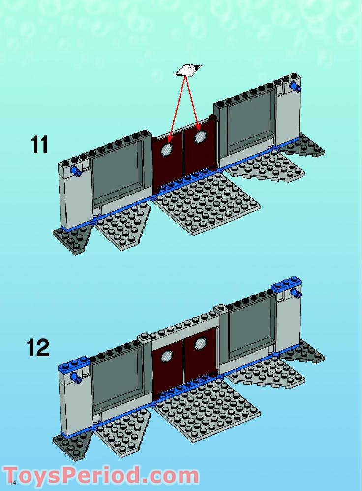 LEGO 4981 Chum Bucket Instructions and Parts List