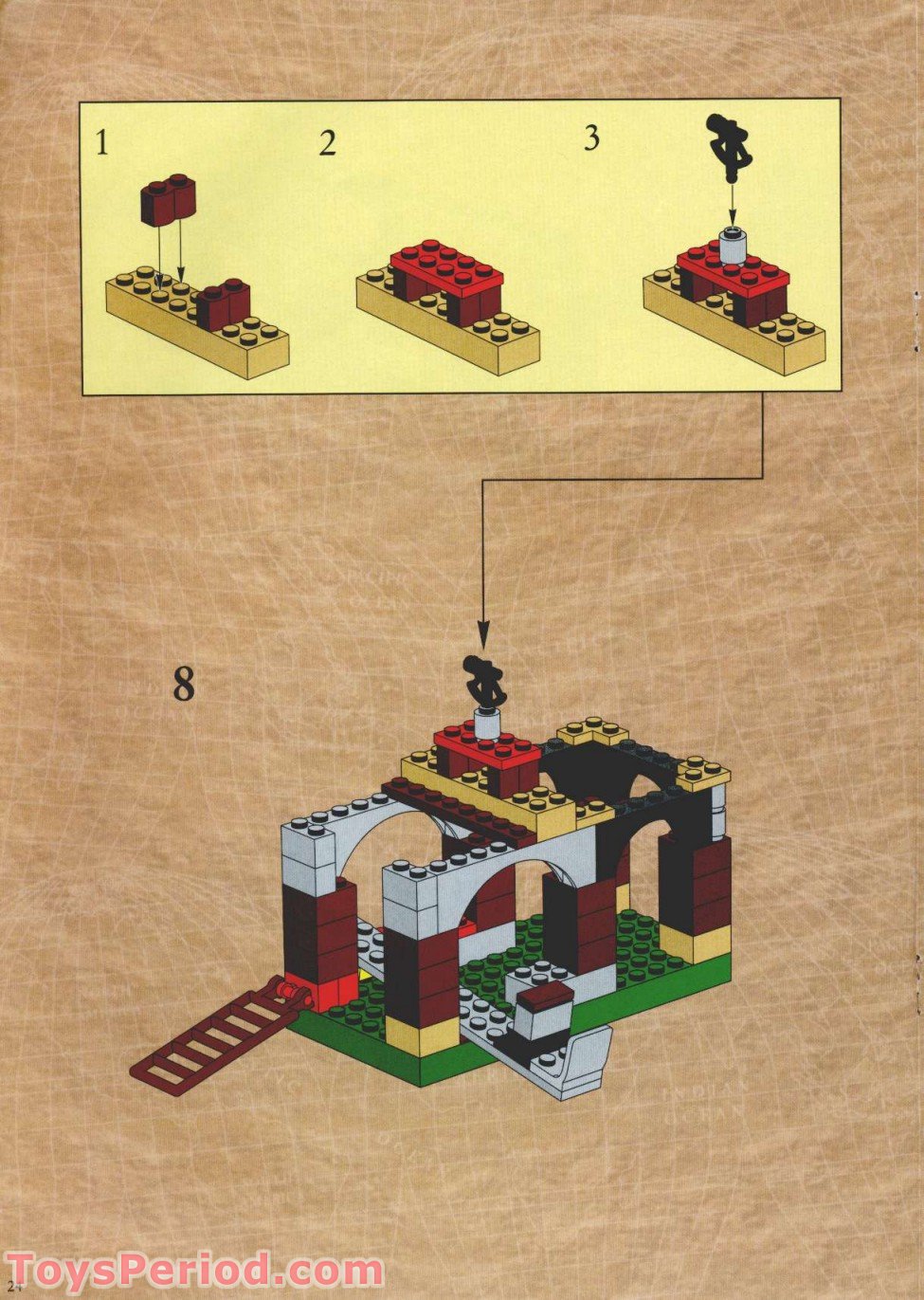 LEGO 5987 Dino Research Compound Instructions and Parts List