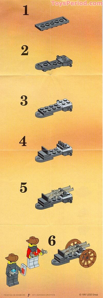 LEGO 6799 Showdown Canyon Instructions and Parts List