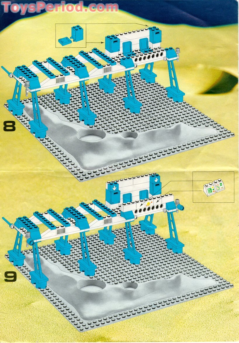 LEGO 6930 Space Supply Station Instructions and Parts List